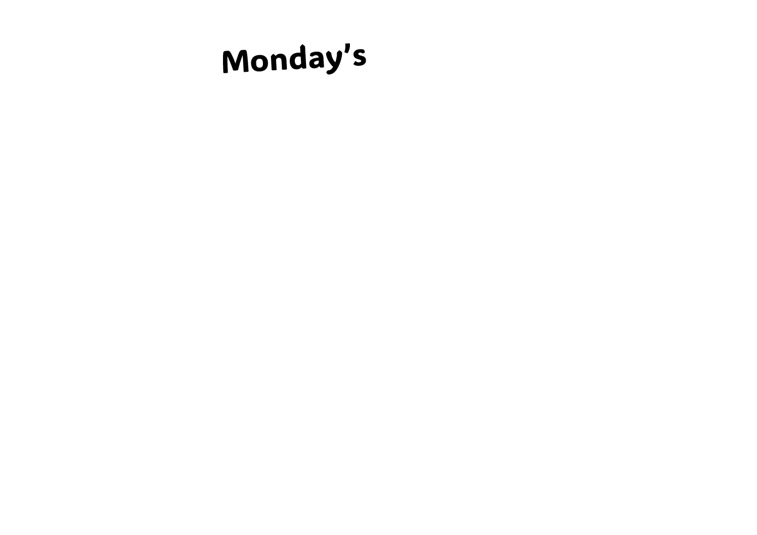 Food Menu (week 3 sample) - TEMA